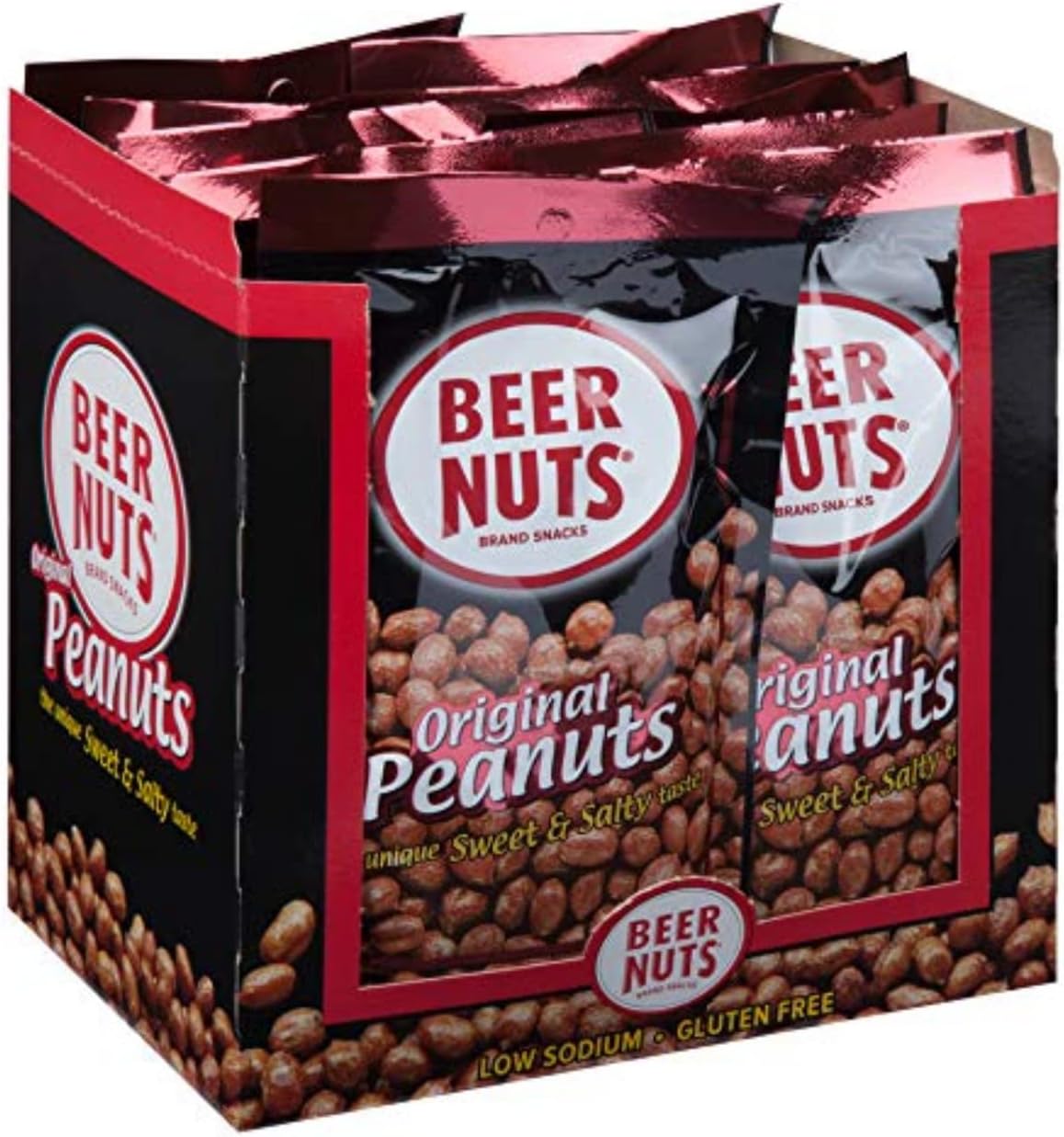 Amazon.com : BEER NUTS Original Peanuts | 12 oz. Can - Sweet and Salty ...