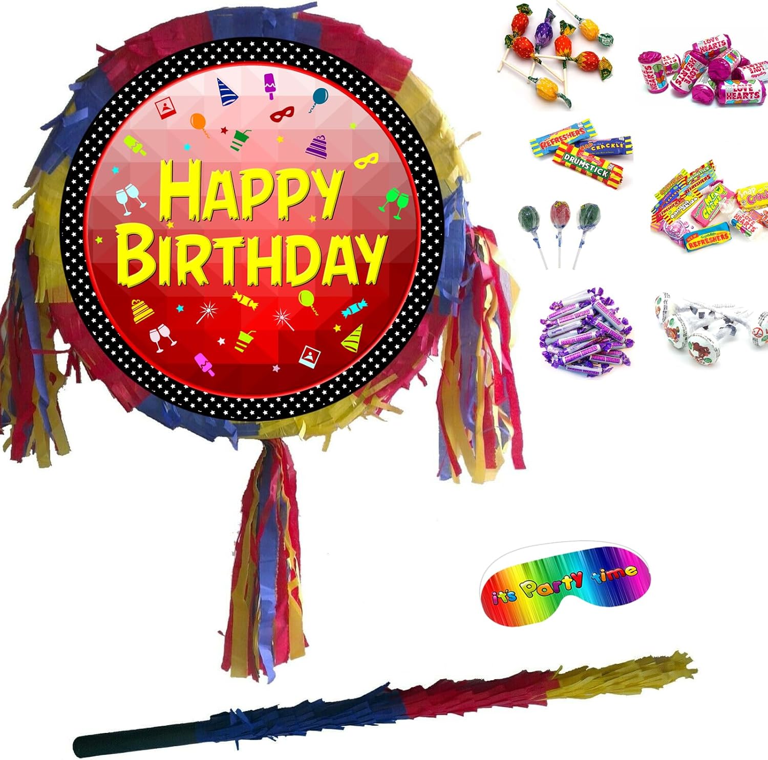 Boogie Woogie Pinatas - Pinata with stick and 50 sweets pack : Amazon ...