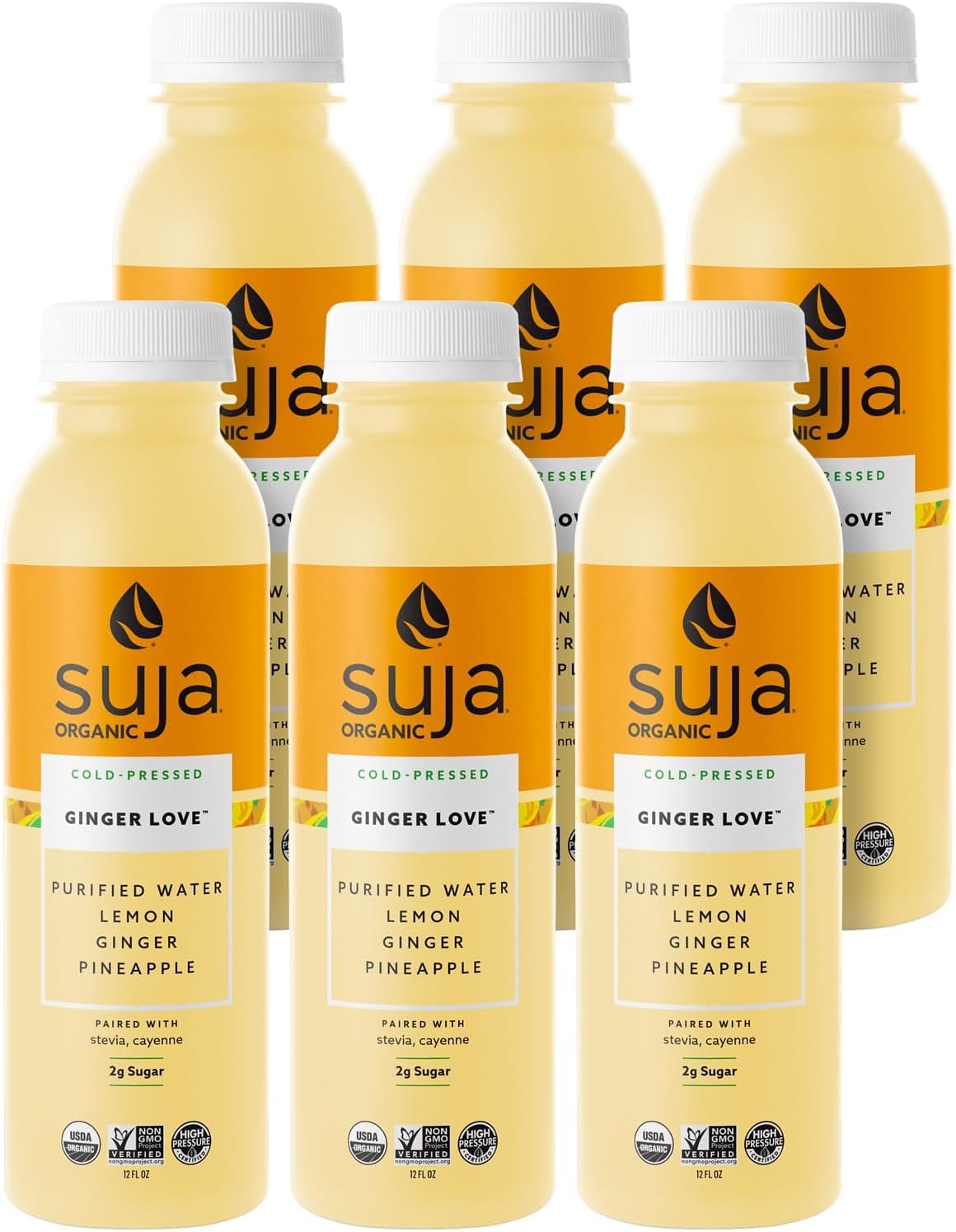 Amazon.com : Suja Essentials Ginger Love Juice, 12 Fluid Ounce - 6 per ...