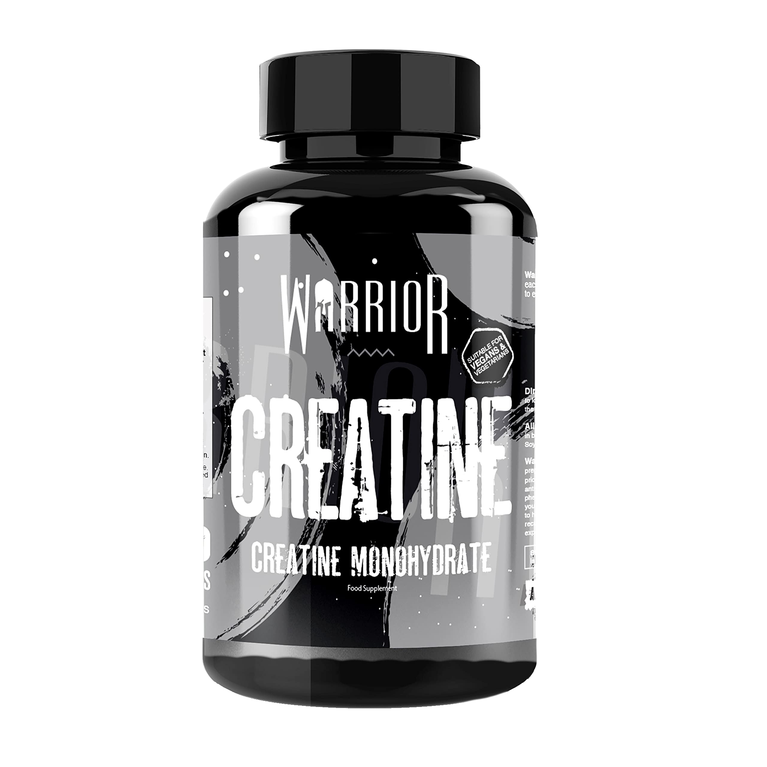 Buy Warrior Creatine Monohydrate Tablets - 1000mg - 60 Capsules ...
