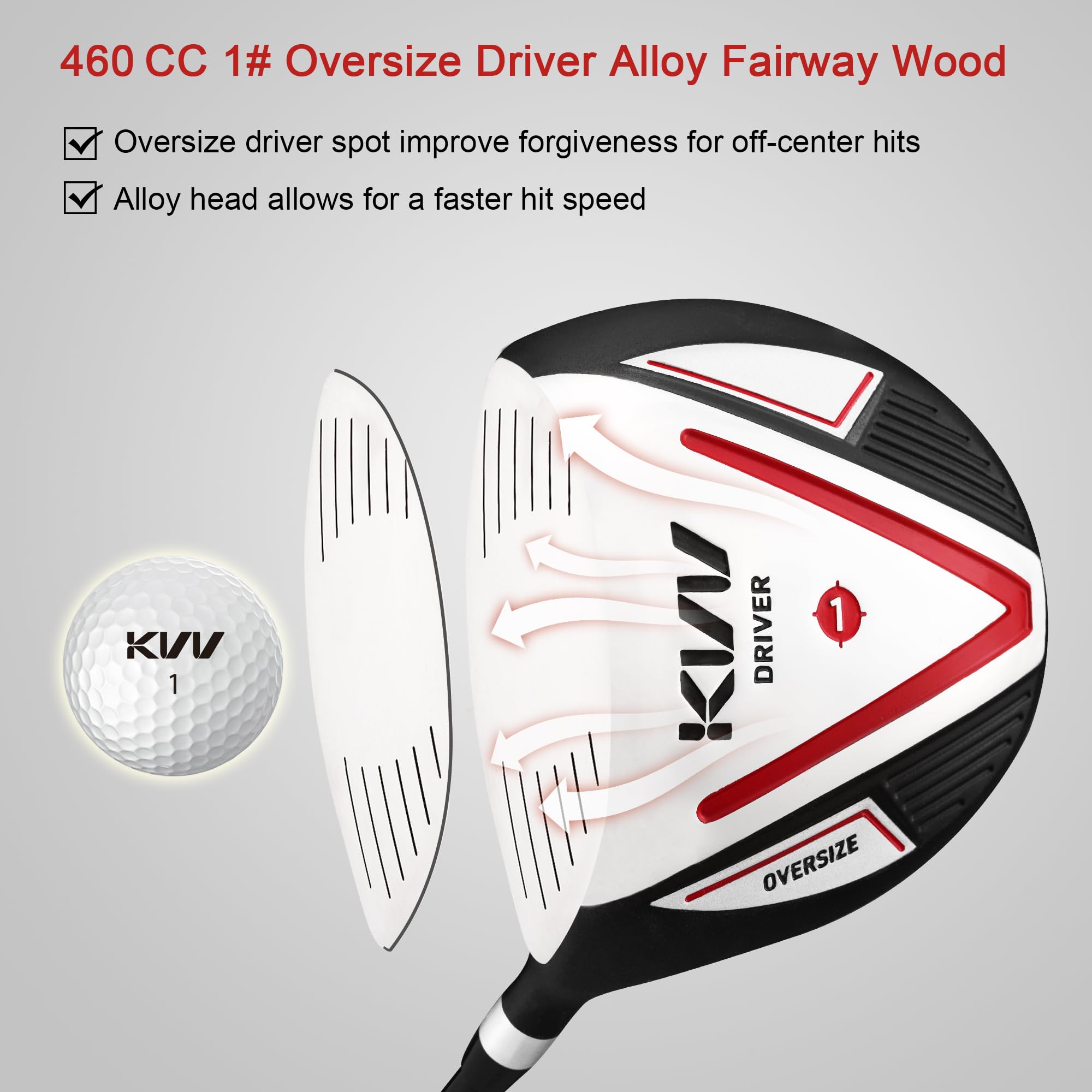 Snapklik.com : Premium Golf Whole Set 11-Piece For Men Driver, Fairway ...