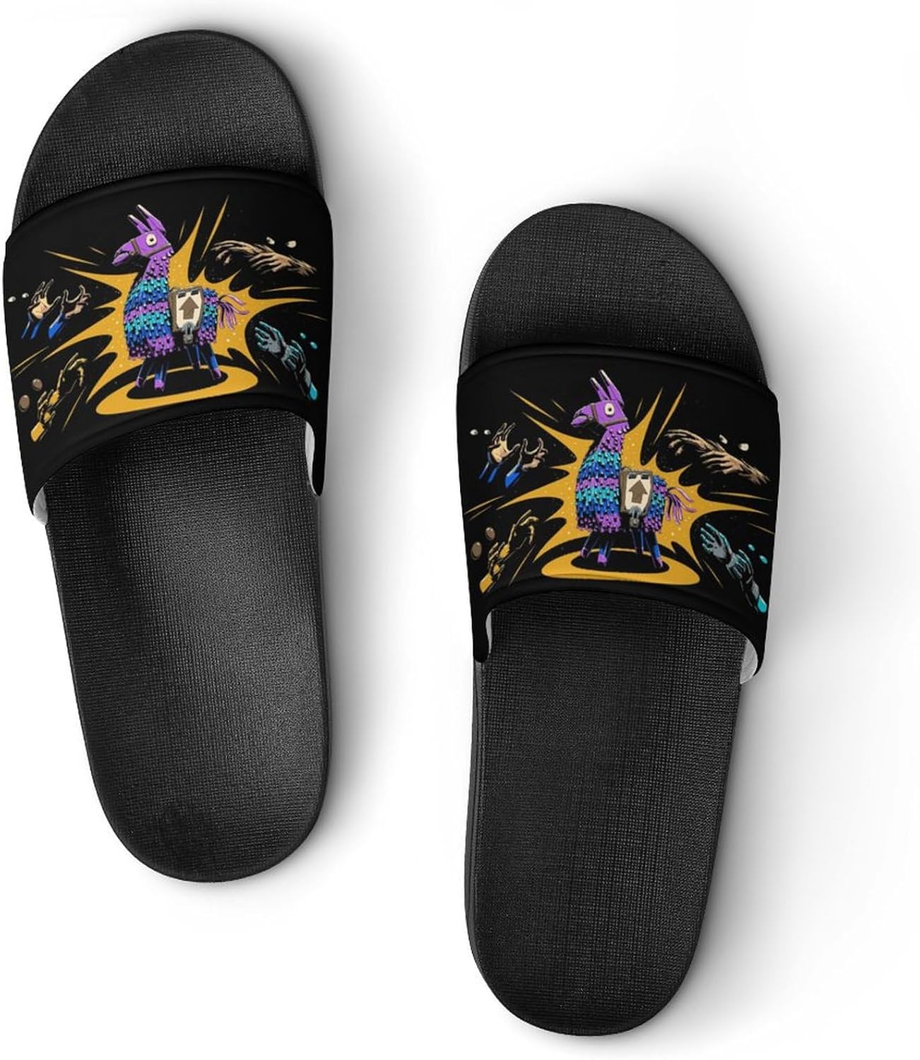 Amazon.co.jp: [MSDSCZ] Women's Fortnite Room Shoes, Slippers, Sandals ...