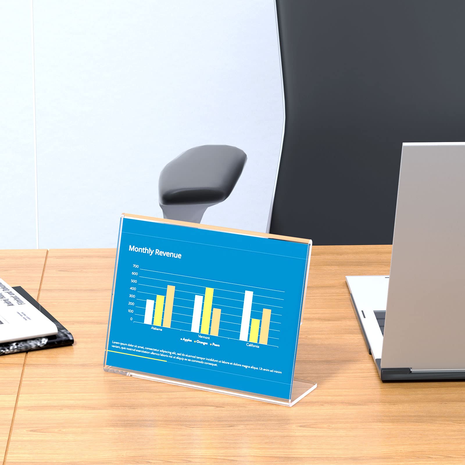 Snapklik.com : NIUBEE Slanted Back Acrylic Sign Holder 7 X 5 Inches ...