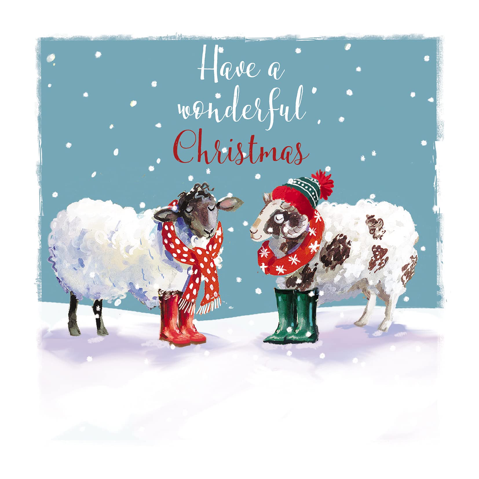 Ling Design Pack of 6 Charity Christmas Cards - 'Sheep in Wellies' - 6 ...