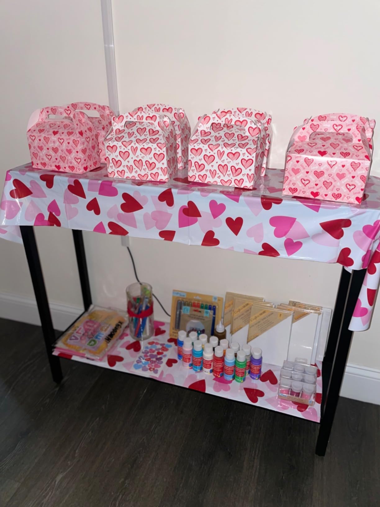 Amazon.com: Ohtum 24 Pcs Valentines Day Gift Treat Boxes Small Red Pink ...