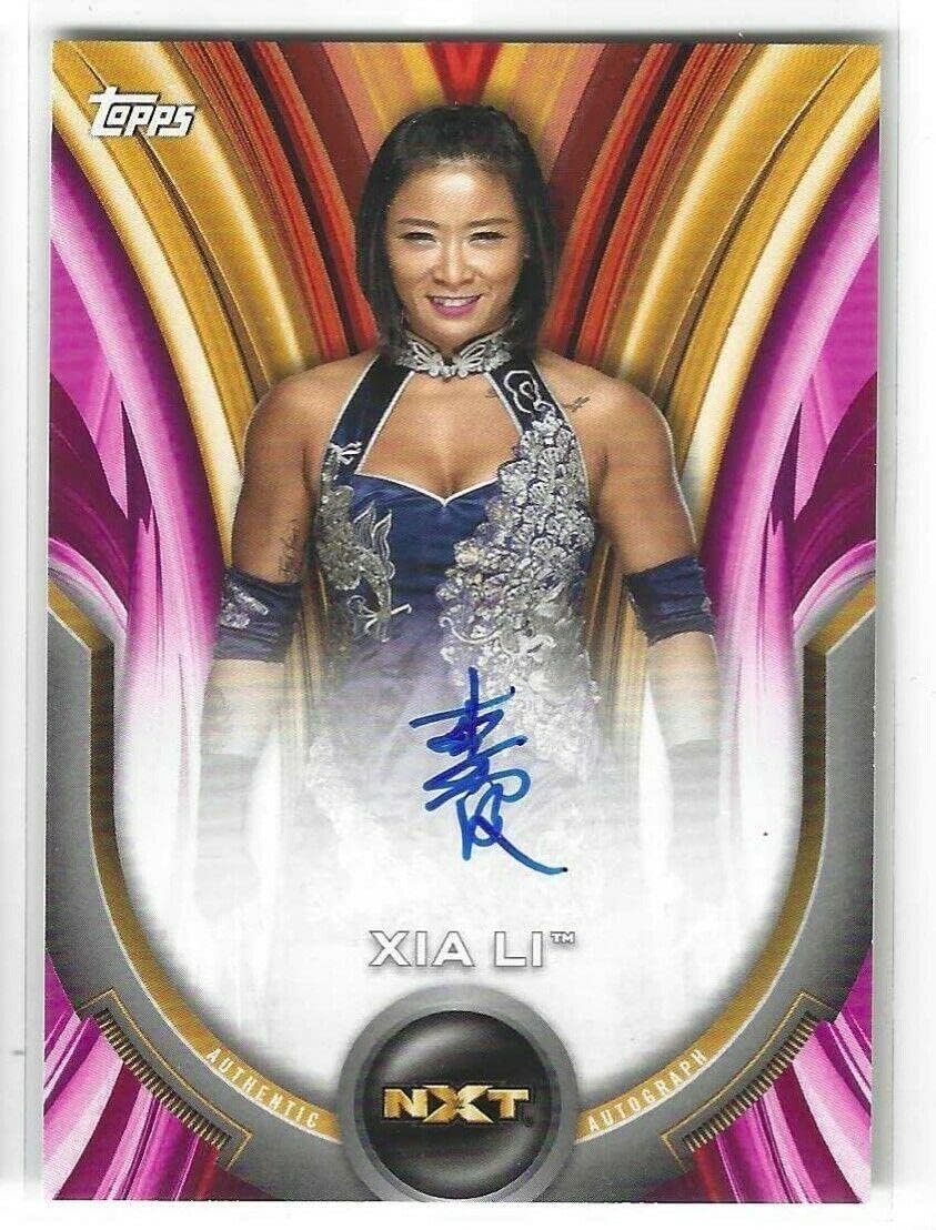 Xia Li 2020 Topps Women's Division WWE Autograph Card A-XL 091/150 ...