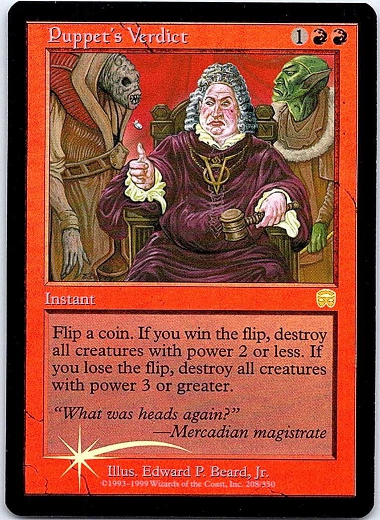 Amazon.co.jp: FOIL/操り人形の評/Puppet's Verdict/メルカディアンス/英語版/MTG1枚 [FC] : おもちゃ