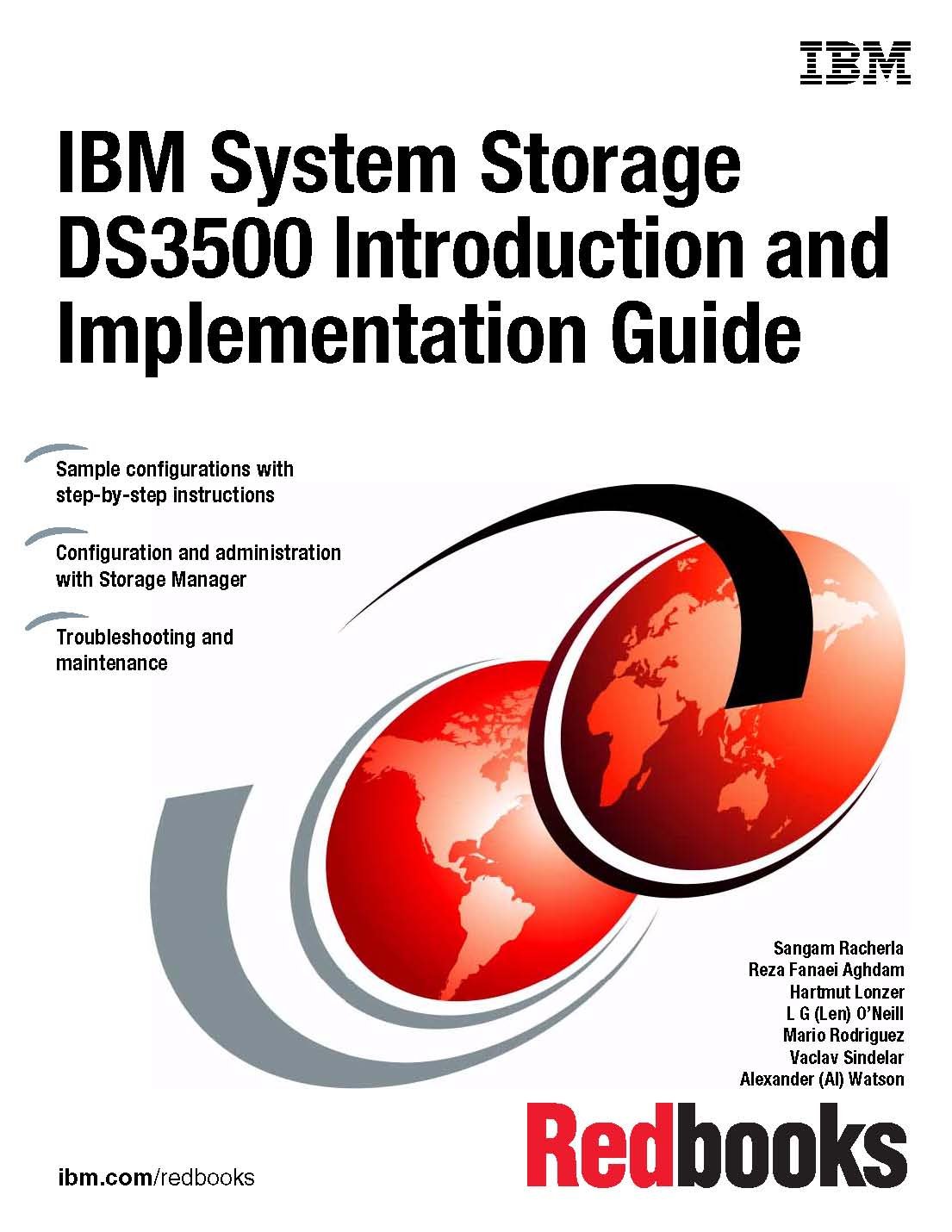 Amazon.com: IBM System Storage DS3500 Introduction and Implementation Guide: 9780738435411: IBM ...