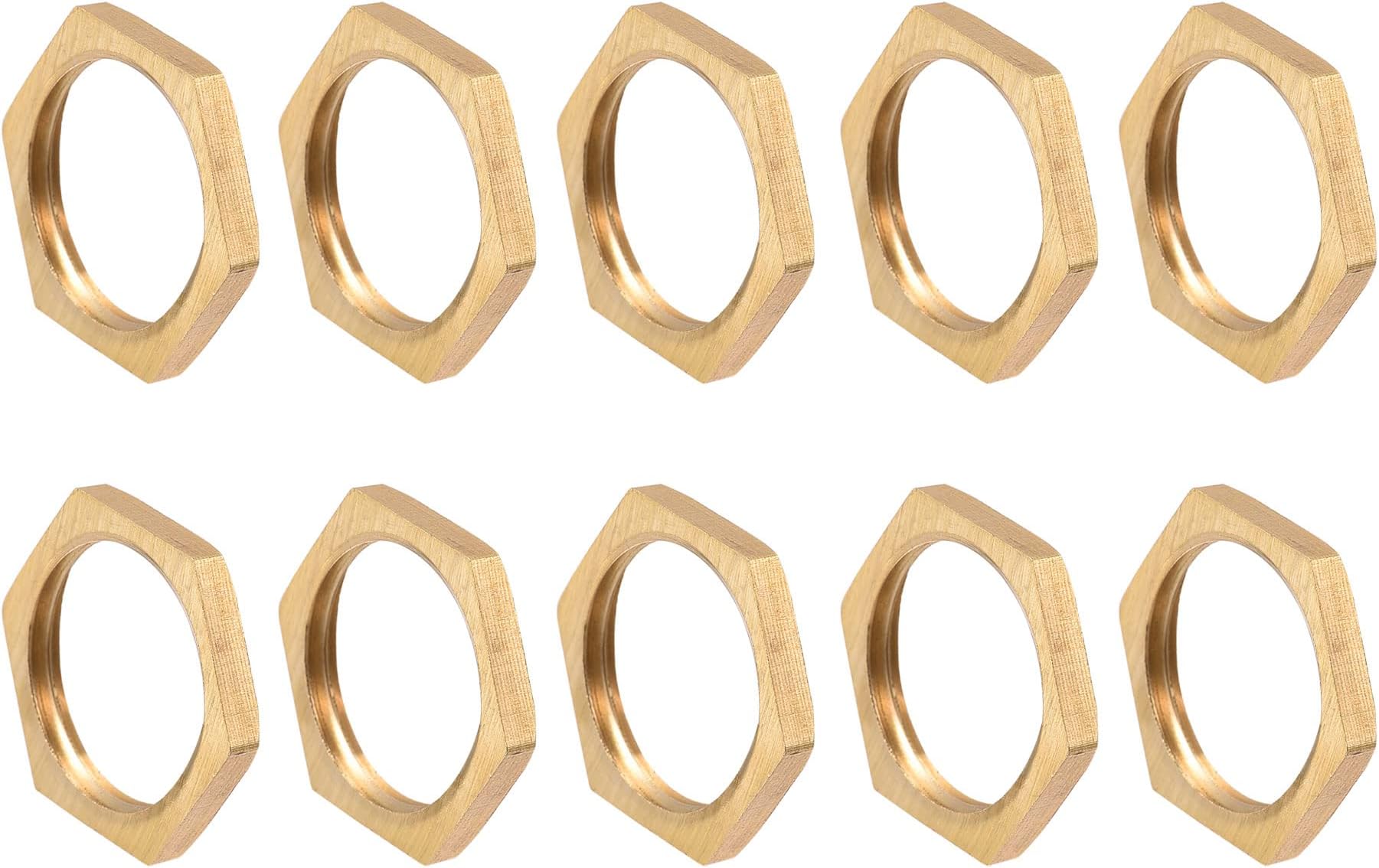 Brass Replacement 1/2" BSP Flanged Metal Tap Backnut - 1 Pair : Amazon ...