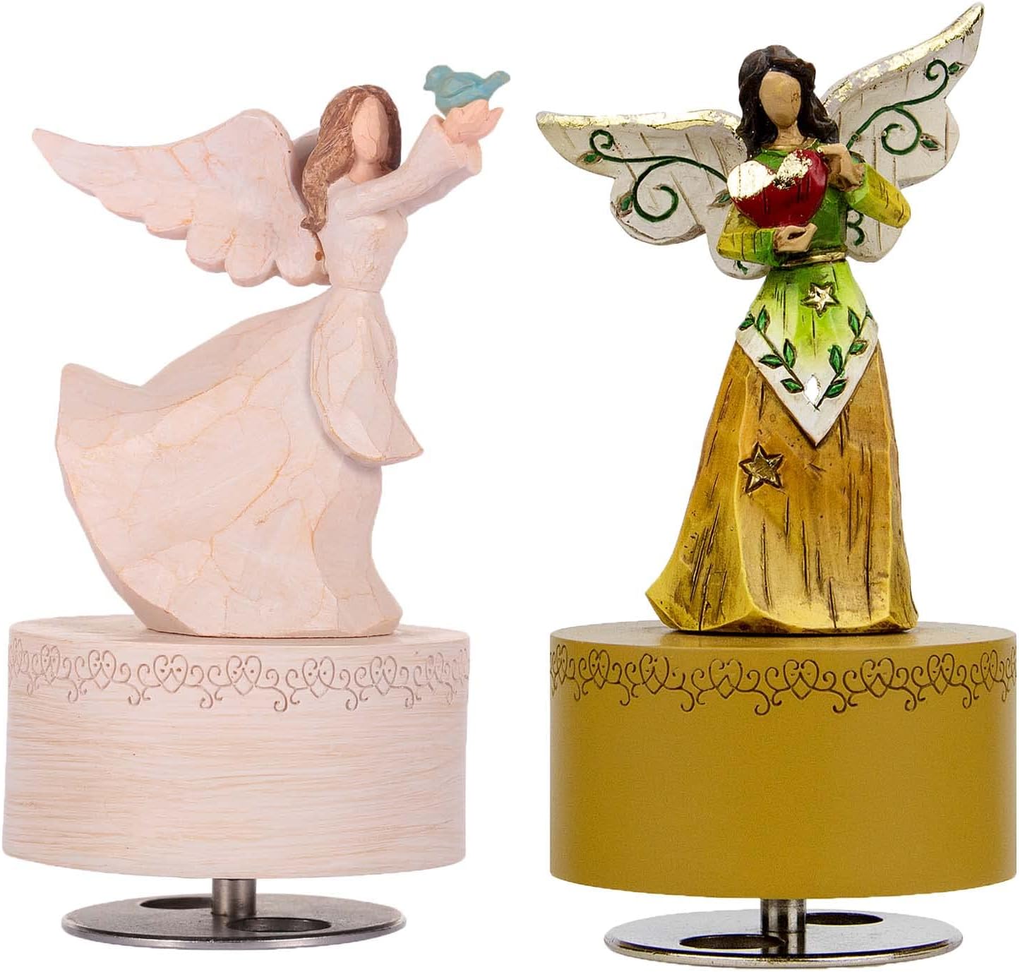 Amazon.com: YT3 Studio Angel Music Box Sculpted Hand-Painted Musical ...