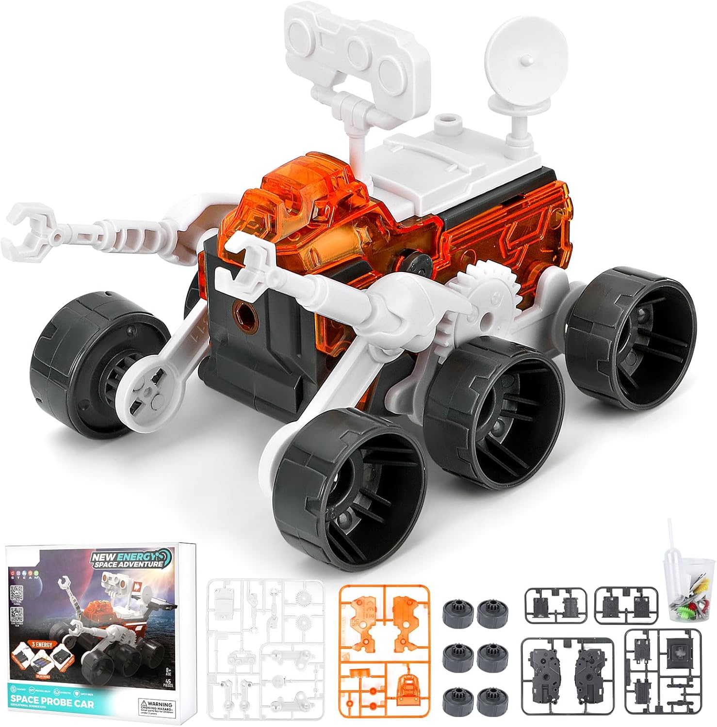 Solar Robot Toys for Kids, 4 in 1 Educational STEM Science Toy, Solar ...