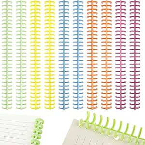 Amazon.com : 10 Pcs Binding Combs 30 Rings Comb Binding Spines Coil ...