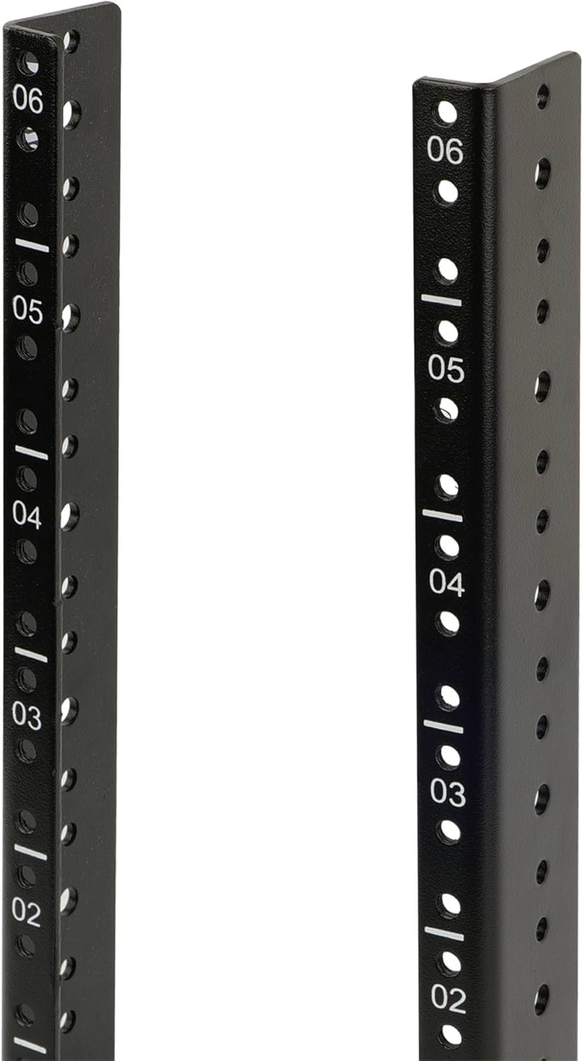Amazon.com: Tecmojo 6U Vertical Server Rack Rail Pair Kit DIY Rack ...