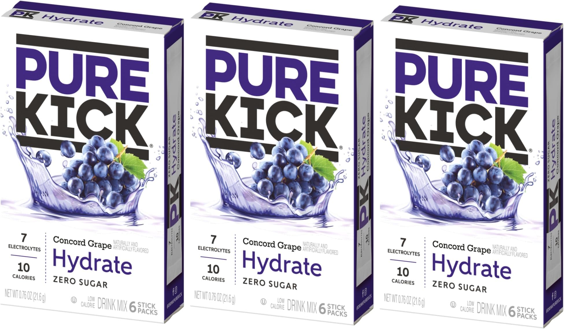 Amazon.com : Pure Kick Ultimate Variety Pack - 9 Flavors of Energy ...