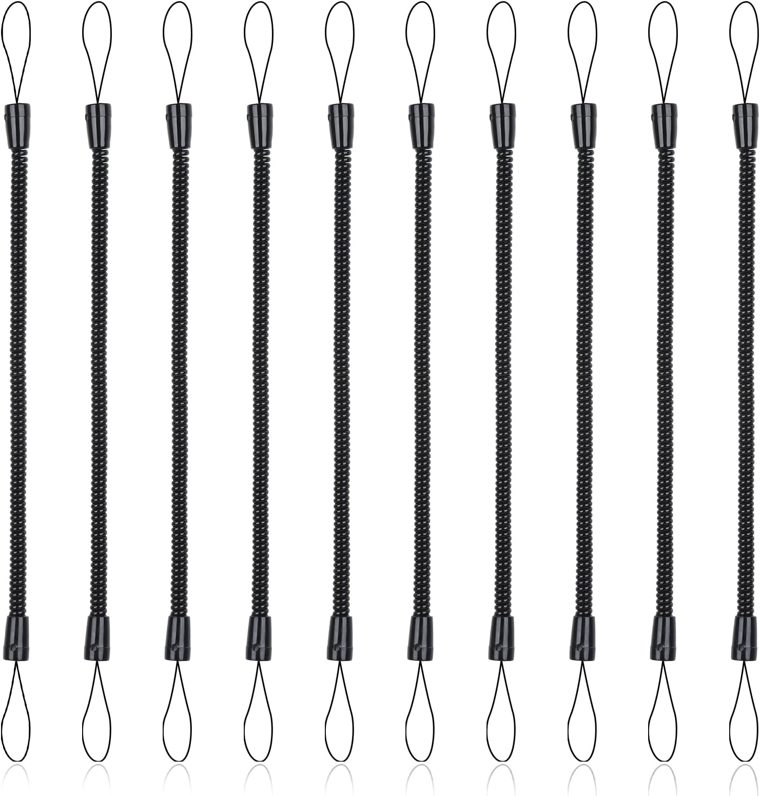 Amazon.com: 10Pcs Elastic Coil Lanyard, Retractable Anti-Lose Pen Leash ...