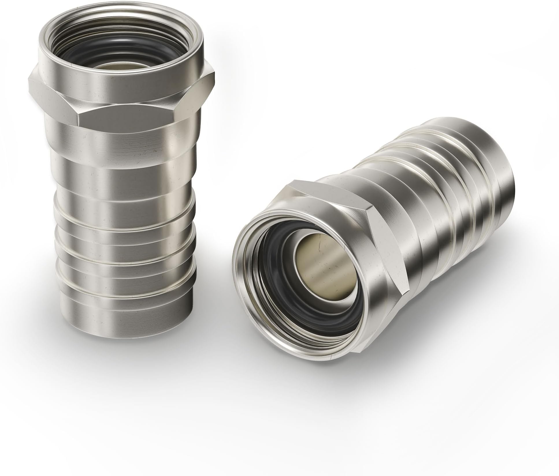 Amazon.com: RCA Premium Coax RG6 Quad Shield Crimp-On Connectors - 10 ...