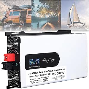 Amazon.co.jp: 5000w/6000w/8000w/10000w/12000w/Pure Sine Wave Power Inverter DC 12v/24v/48v/60v ...