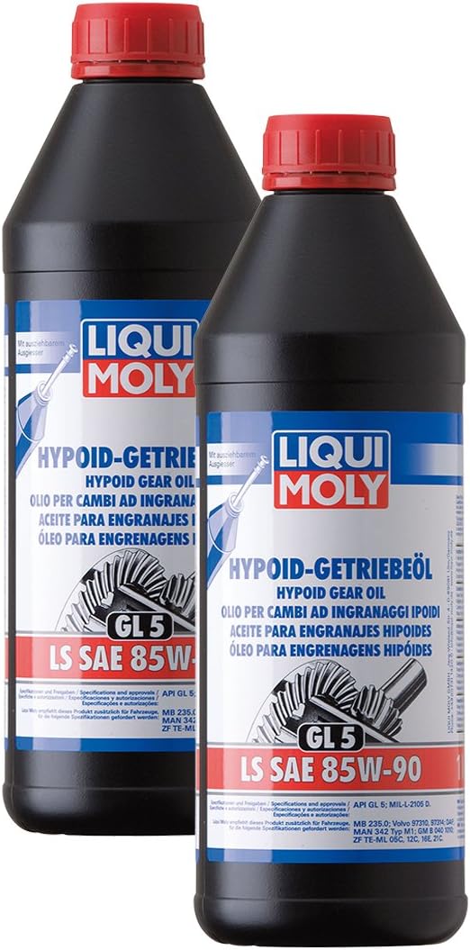 2x LIQUI MOLY 1410 Hypoid-Getriebeöl (GL5) LS SAE 85W-90 1L : Amazon.de ...