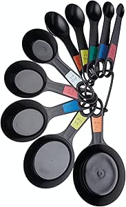 KitchenCraft Universal Measuring Spoon Set, Teaspoons and Tablespoons ...