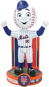 Mr. Met New York Mets Banner Series Bobblehead MLB Baseball at Amazon's ...
