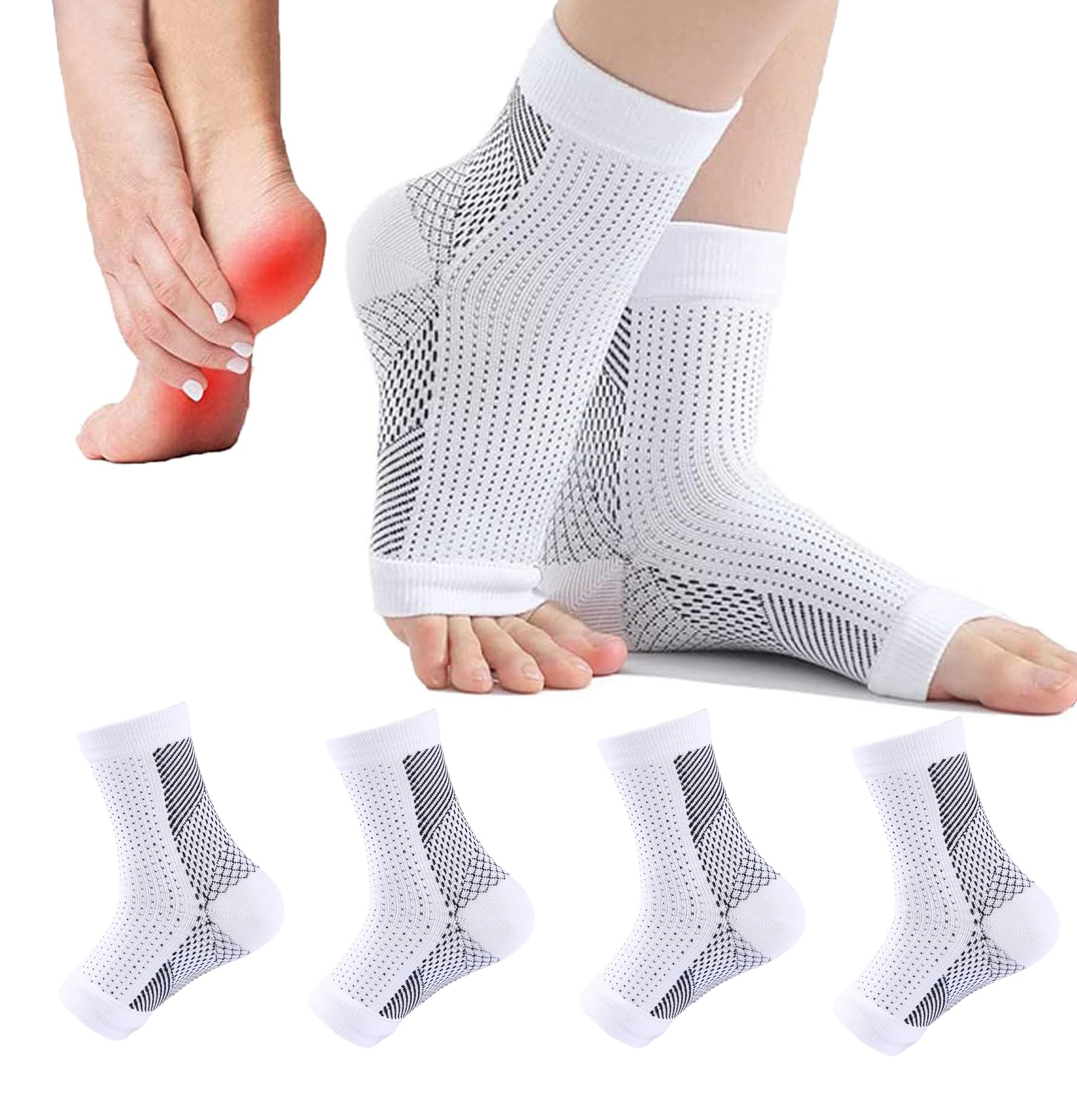 Compression Socks for Men and Women - Relief for Neuropathy for Plantar ...