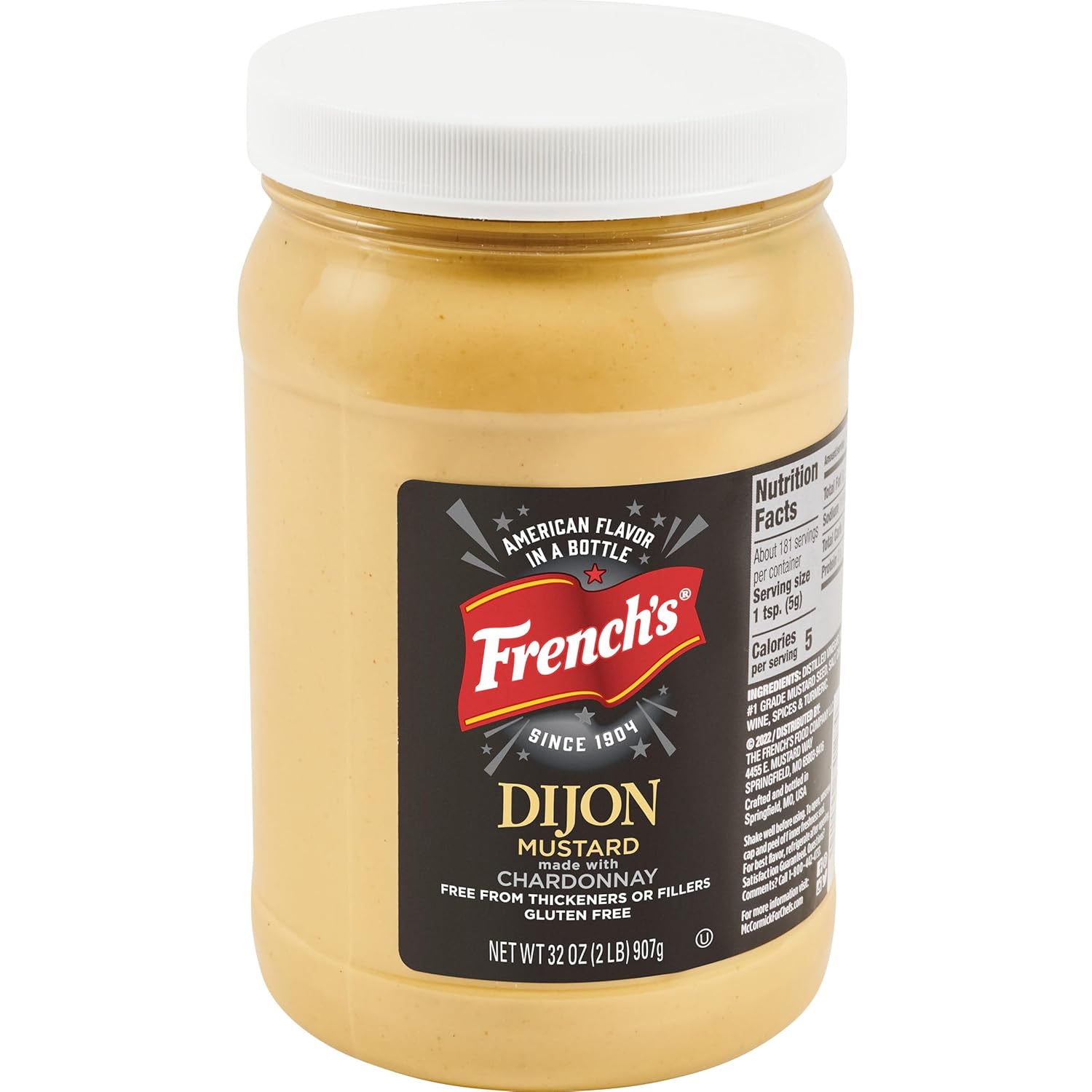 Amazon.com : French's Dijon Mustard, 32 oz - One 32 Ounce Container of ...
