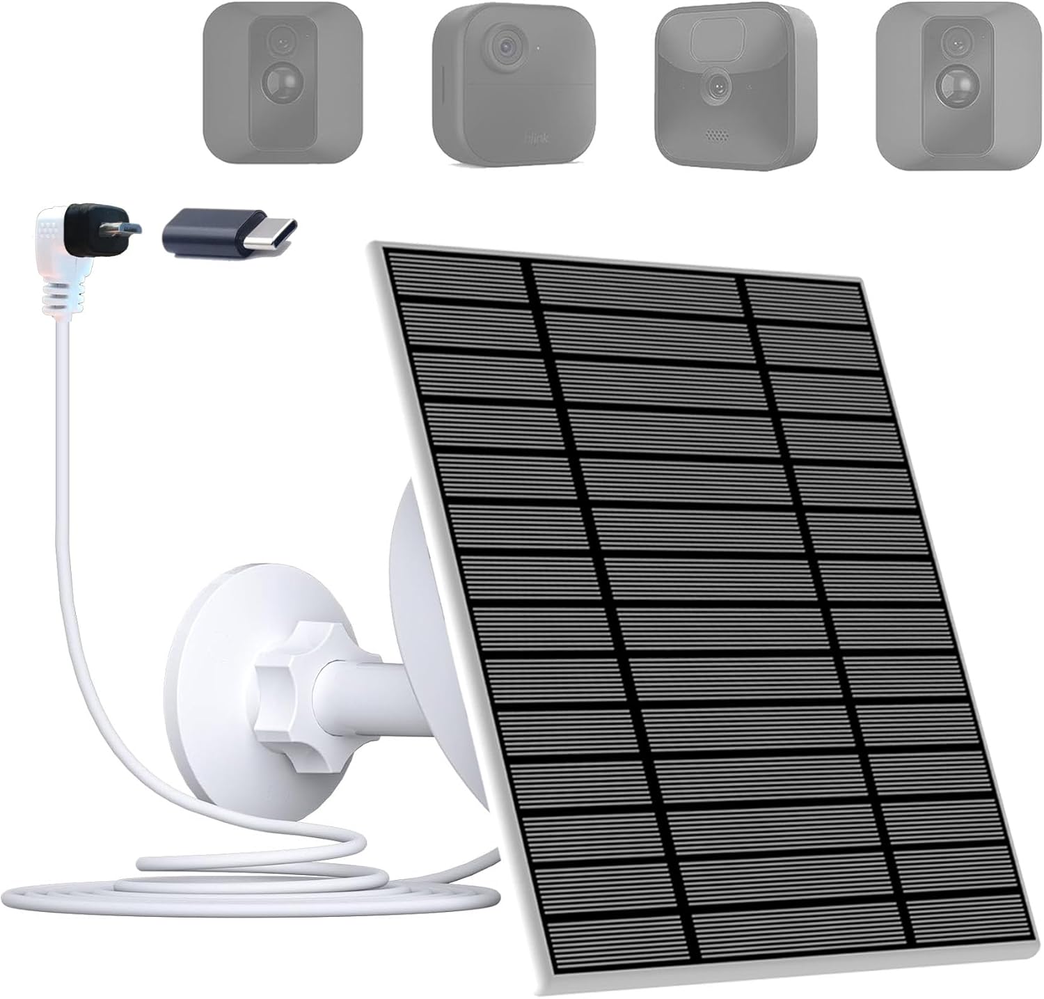 Amazon.com : 6W Solar Panel with Built-in 5200 mAh Rechargeable Battery ...