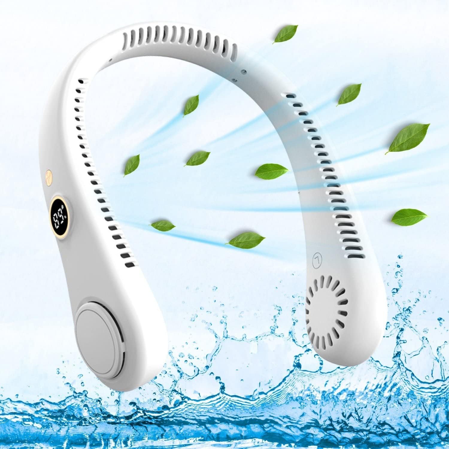 Amazon.com: CIVPOWER Portable Neck Fan White, Pink : Home & Kitchen