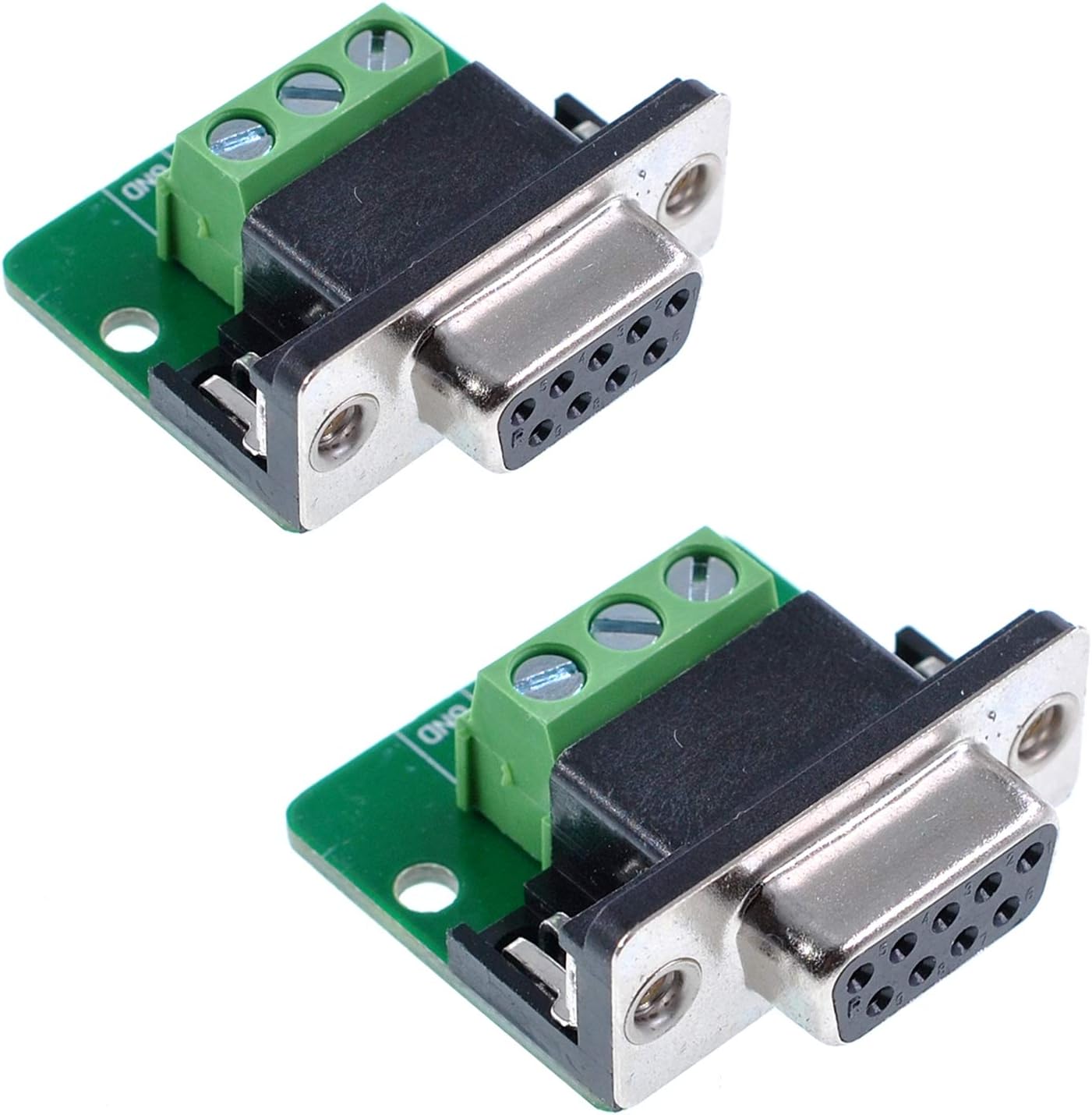 Amazon.com: Avanexpress DB9 Breakout Connector RS232 Serial 9 Pin Connector Db9 Terminal Female ...