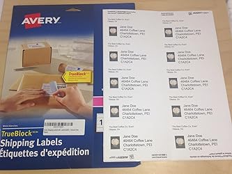 Avery TrueBlock Shipping Labels for Inkjet/Laser Printers, 2" x 4 ...