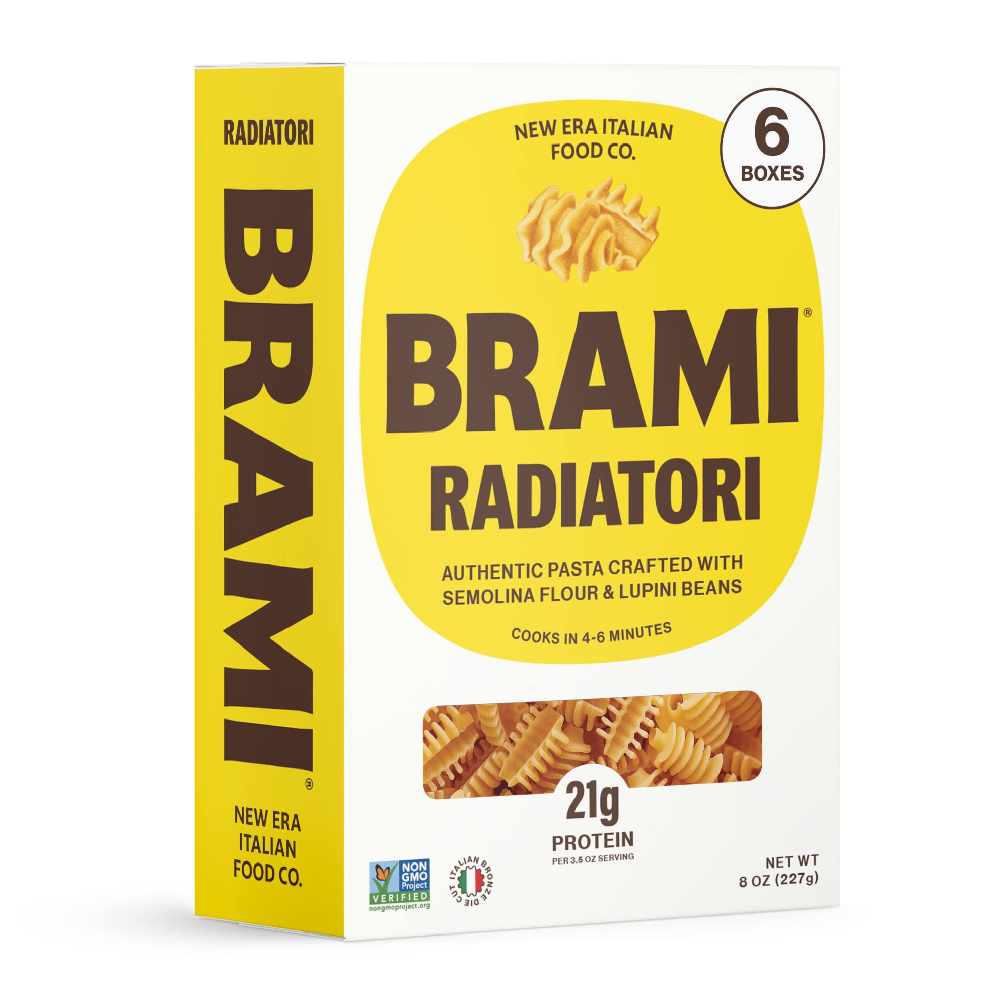Buy BRAMIRadiatori Italian Protein Pasta | Low Carb | High Fiber | High ...