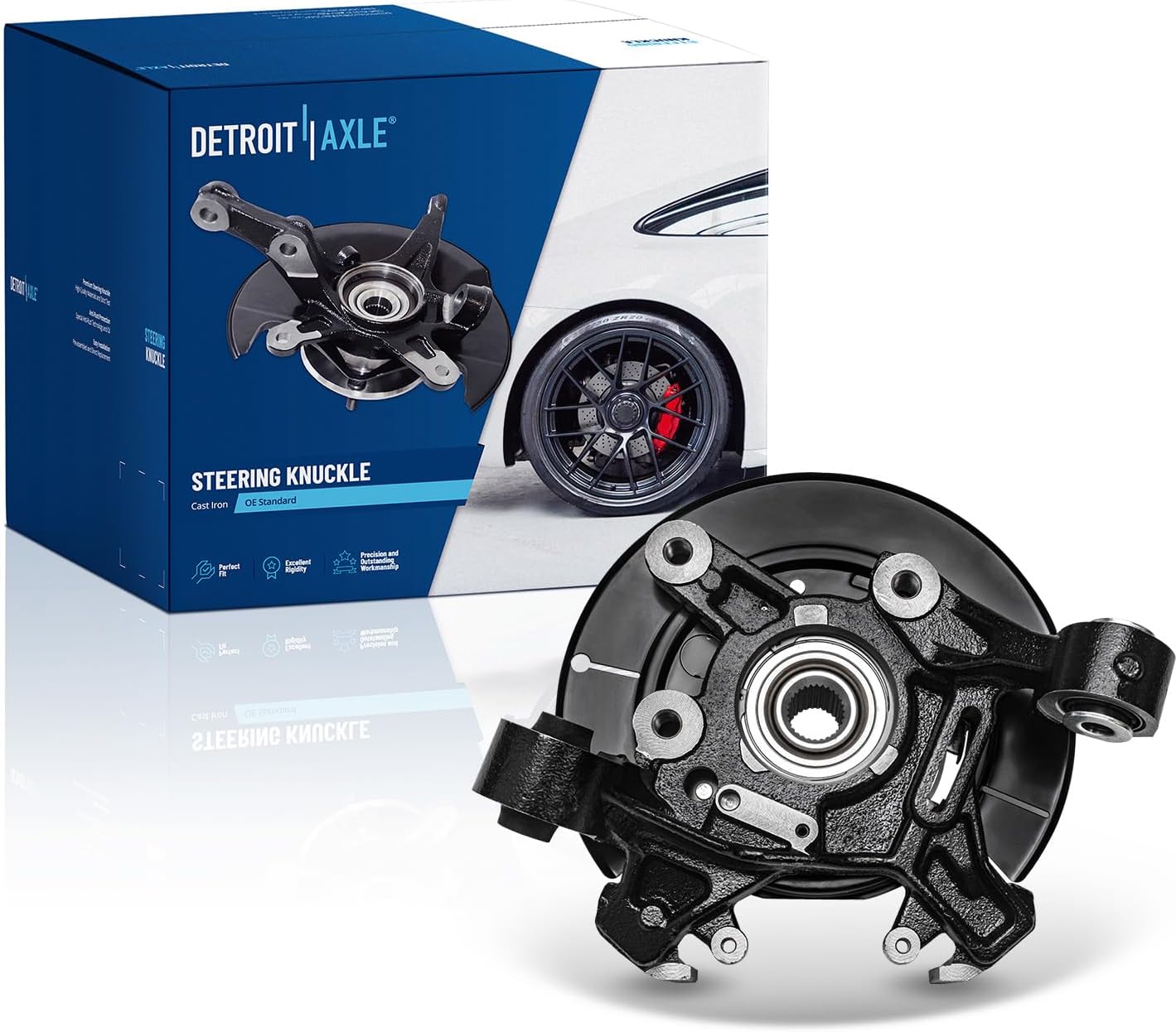 Amazon.com: Detroit Axle - Rear Right Steering Knuckle for 06-10 Ford ...