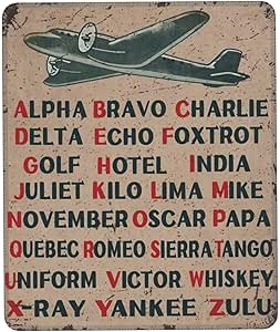 Pilot Code Phonetic Alphabet Retro Military Mouse Pad Gaming Mouse Pads ...