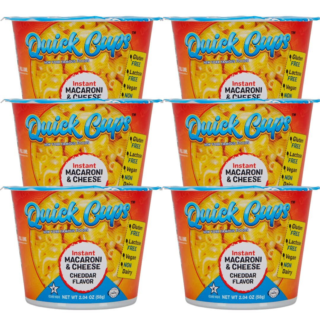 Amazon.com : Quick Cups Instant Mac & Cheese Cups- Gluten-Free, Dairy ...