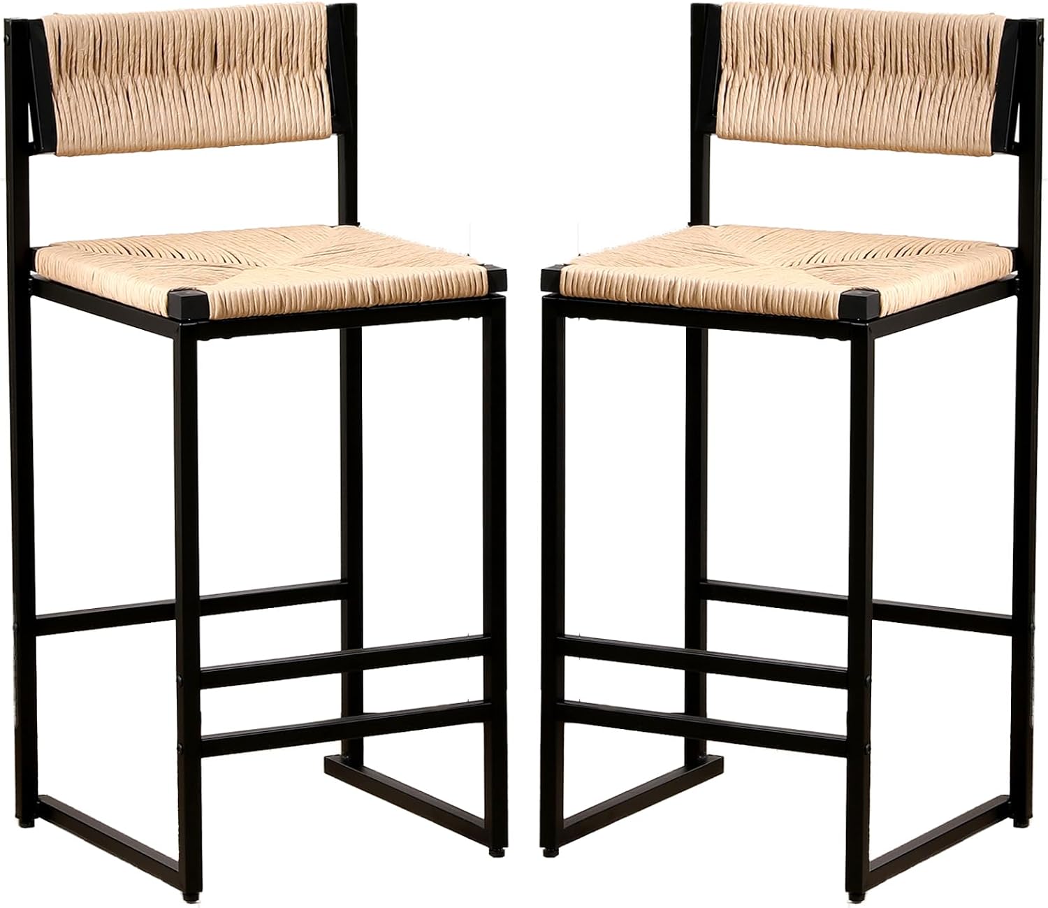 Amazon.com: NHX Modern Bar Stools Set of 2 Counter Height Bar Stools 25 ...