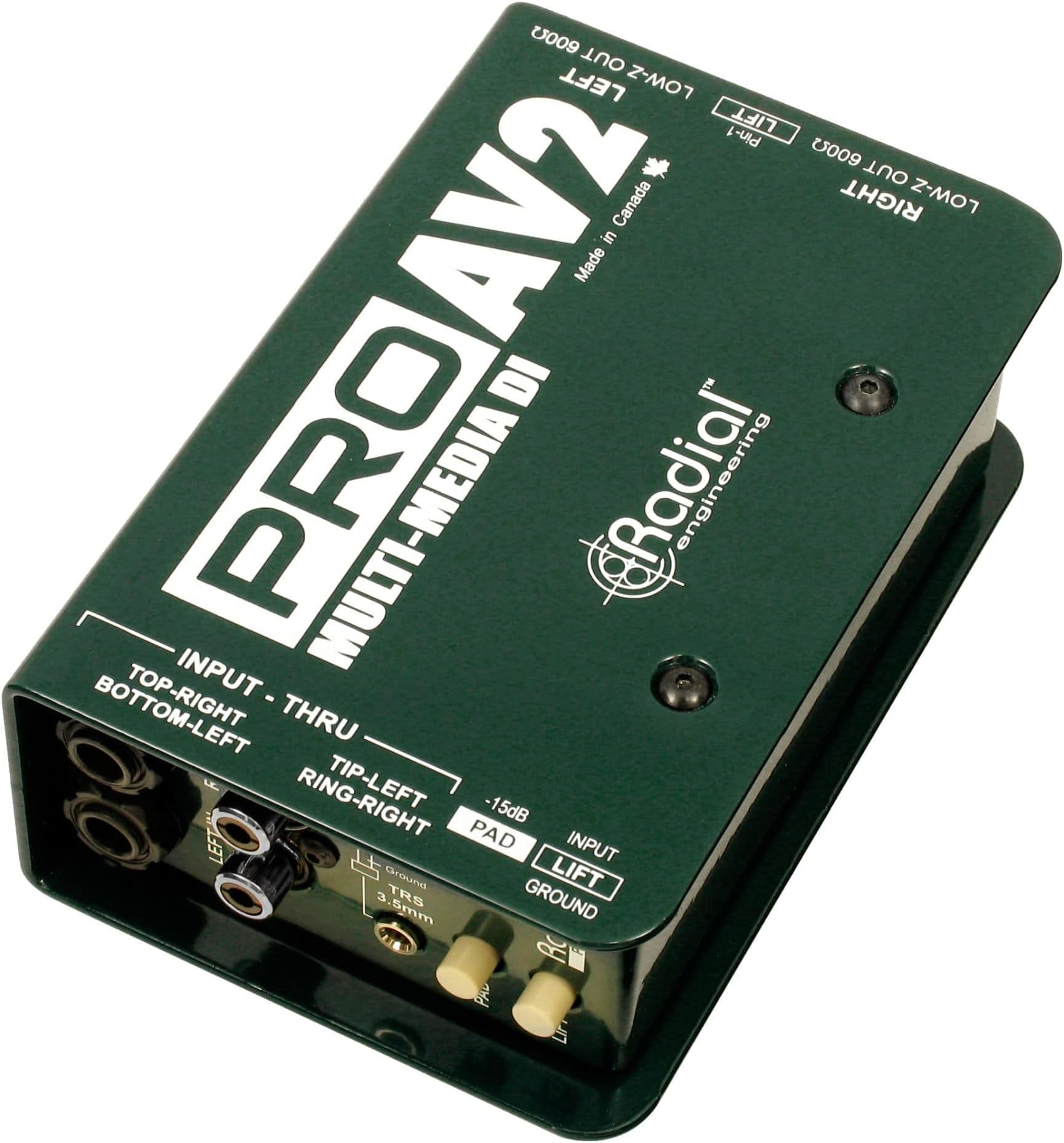 Amazon.com: Radial ProD2 Passive 2 Channel Direct Box : Musical Instruments