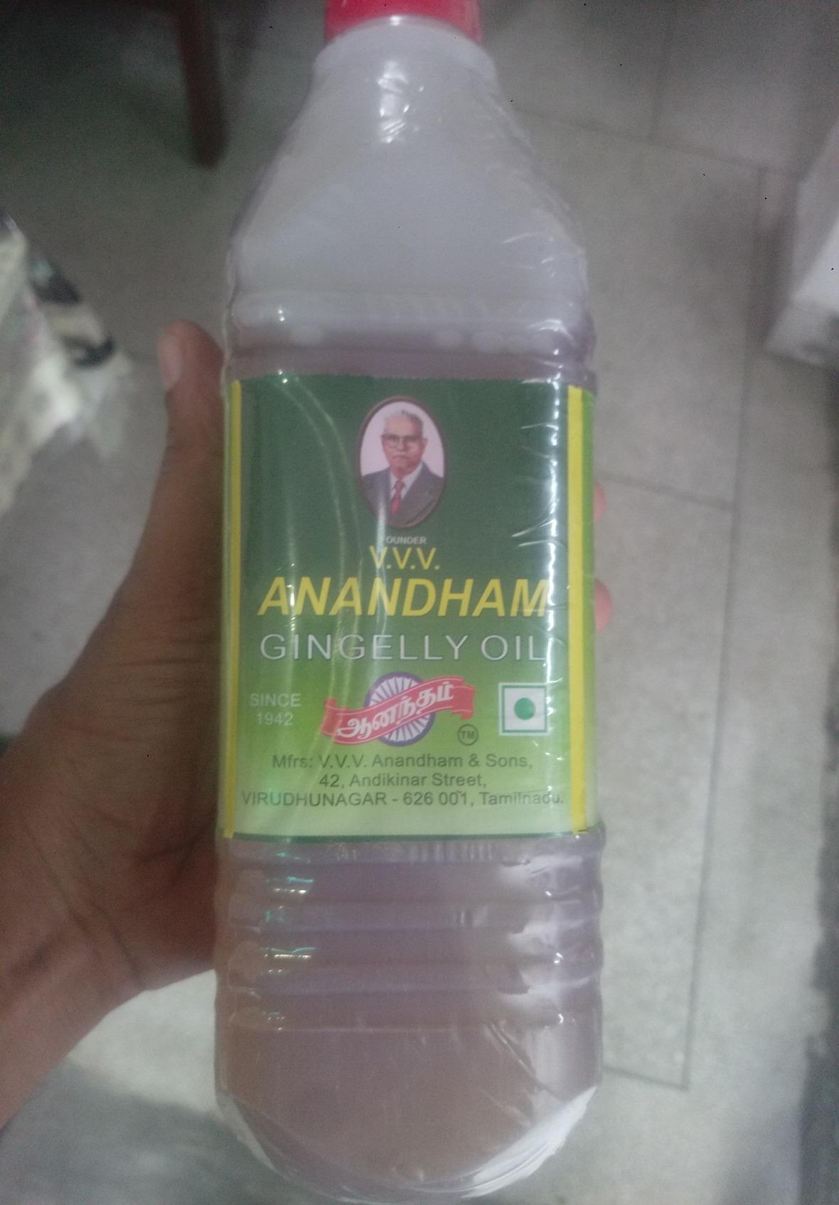 Vvv Anandham Sesame (Gingelly) Oil - 1 Litre : Amazon.in: Grocery ...