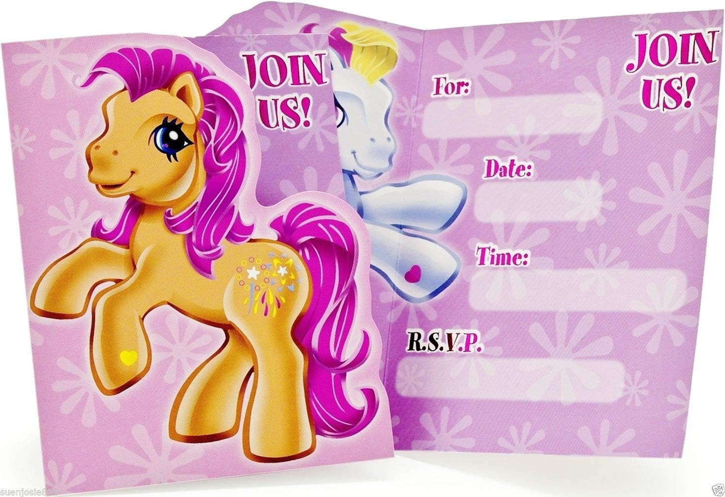Amscan My Little Pony – Invitaciones – 8 por paquete : Amazon.com.mx ...