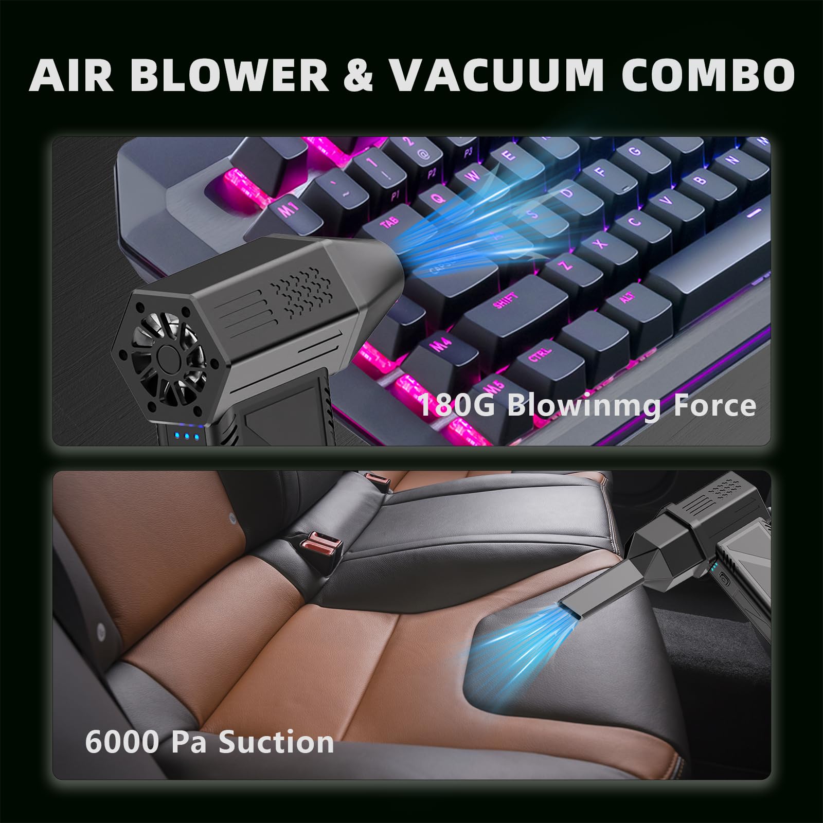 Snapklik.com : Electric Air Duster Air Blower: Mini Compressed Jet Dry ...