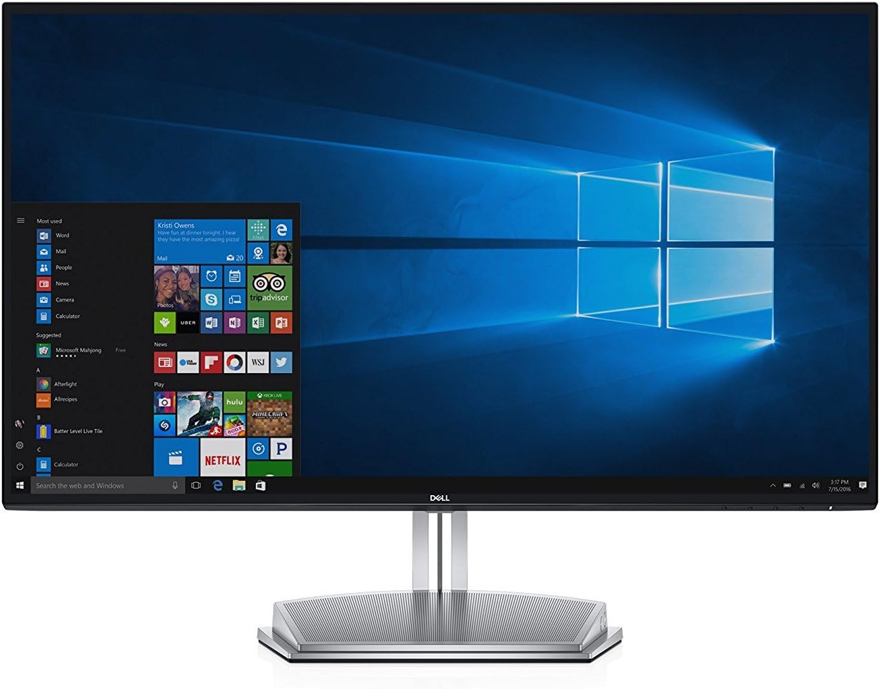Amazon.com: Dell S Series Screen LED-Lit Monitor 27" Black (S2718H ...