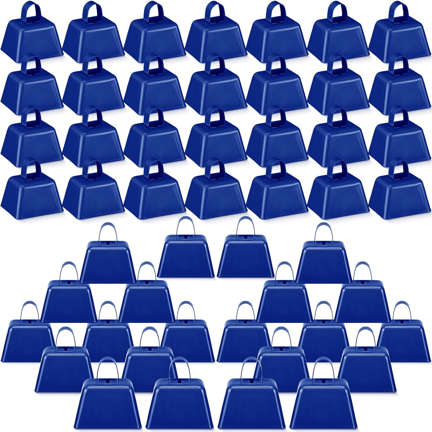 Amazon.com: Fiada 50 Pcs Cowbells Noise Maker 3 Inch Small Cow Bell ...