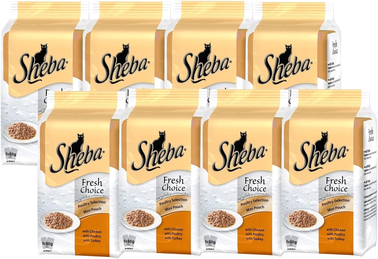 Sheba Select Slices Poultry Collection in Gravy, 12 x 85g : Amazon.co ...