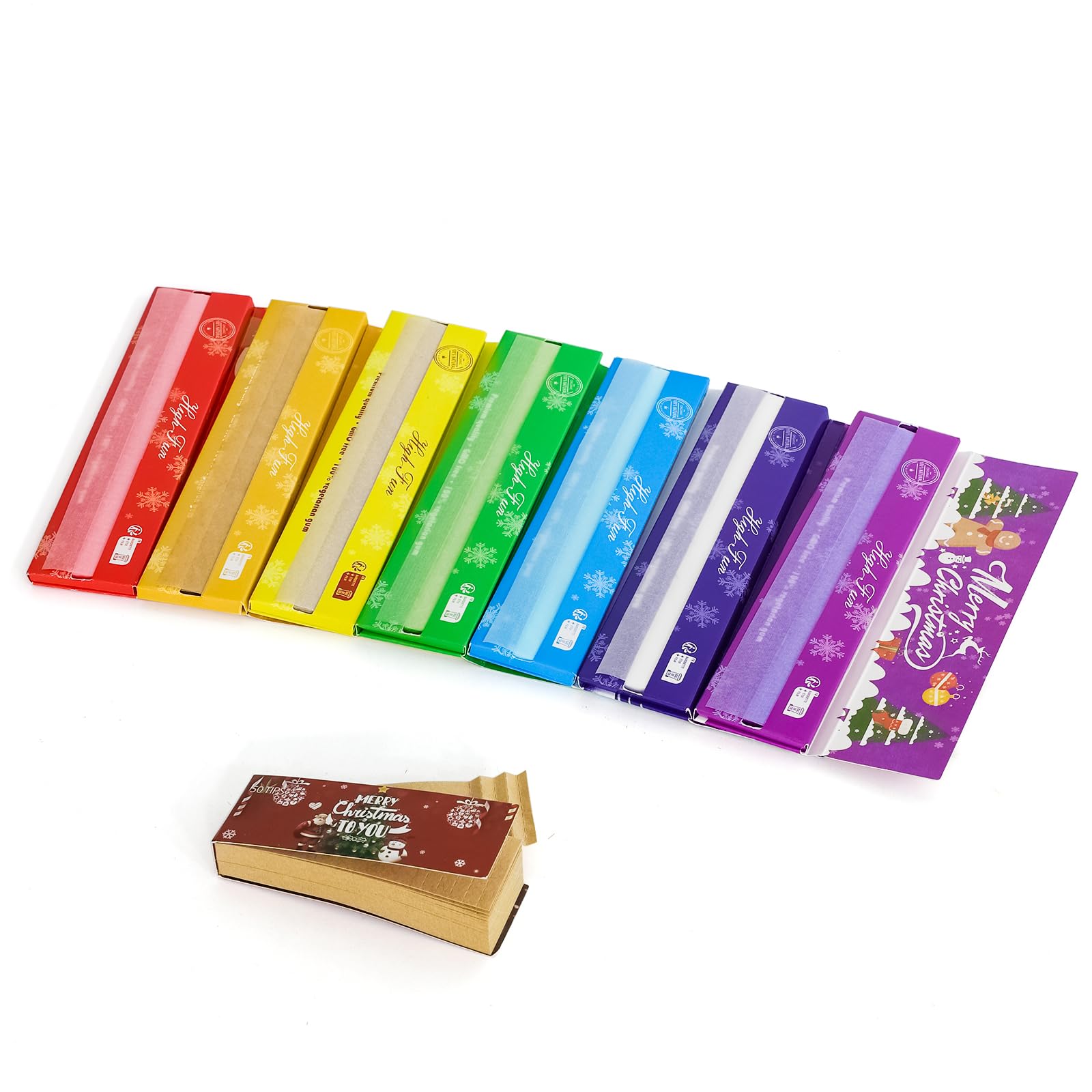 Amazon.com: yacool Rolling Paper, 7 Pack Colors Rolling Paper with ...