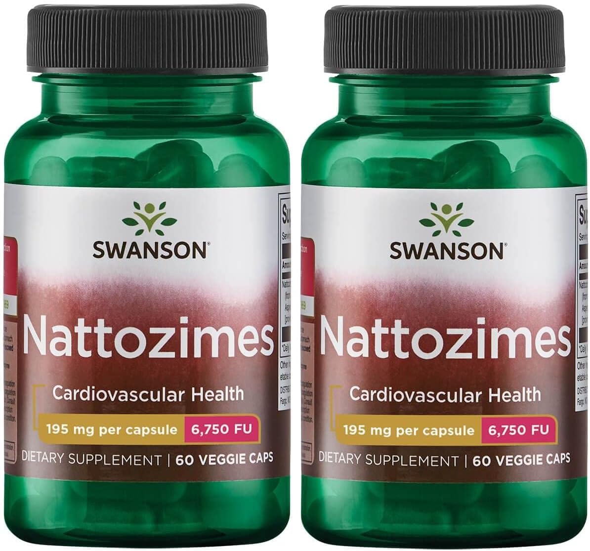 Amazon.com: Swanson Triple-Strength Nattozimes 195 Milligrams/6750 Fu ...