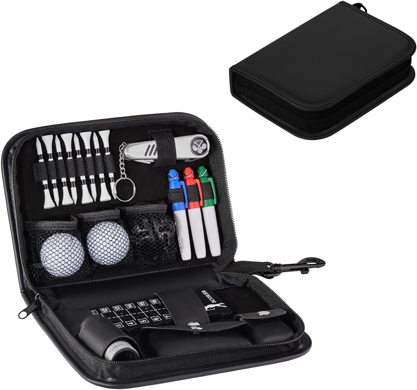 Amazon.com : MAZEL Men Golf Accessories Set Including Golf Accessories ...