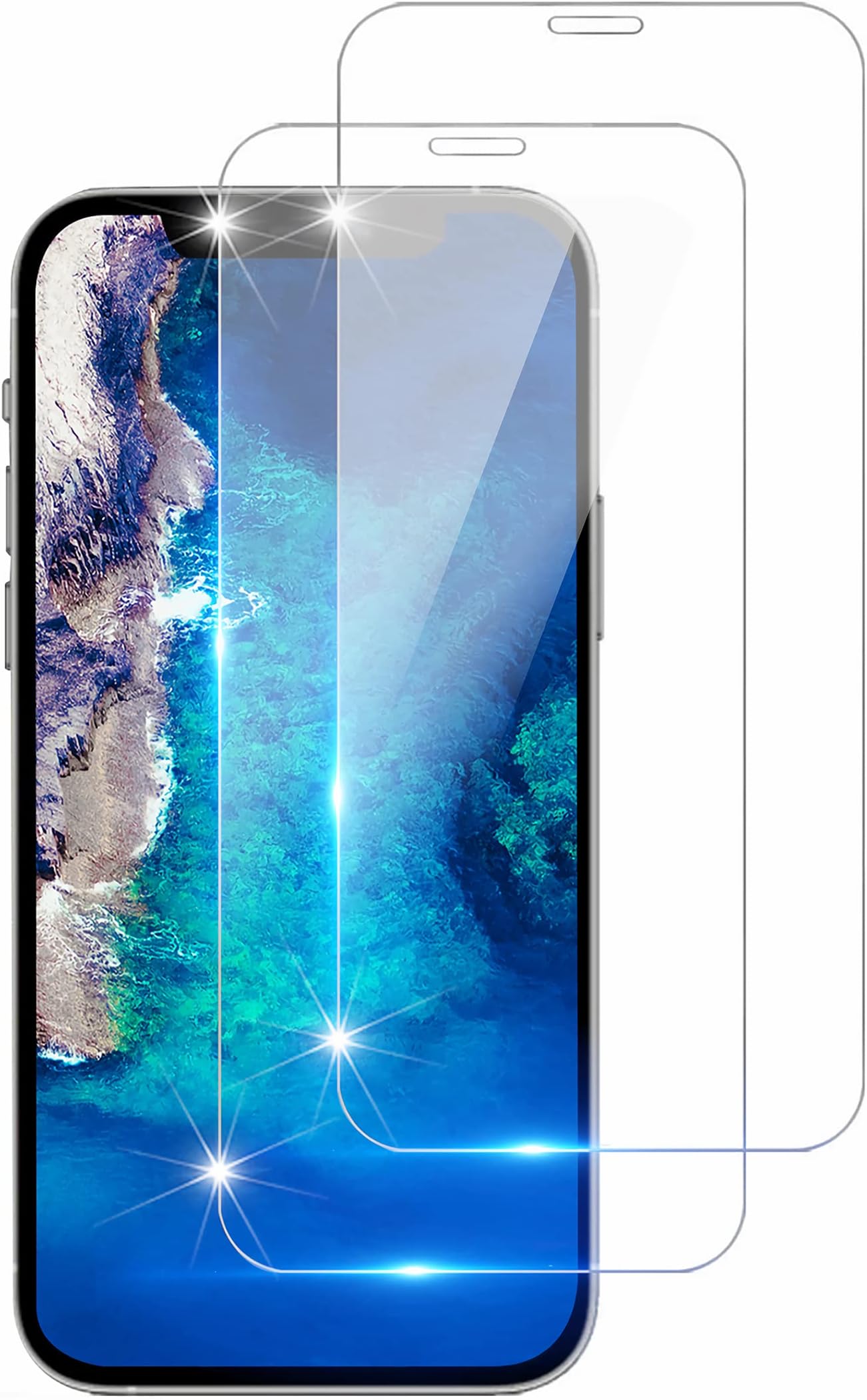 Amazon | 対応 iPhone 11 Pro / Xs / X フイルム ガイド枠付き 【2枚セット-国産AGC旭硝子 - 高 品質 】iPhone11Pro ガラスフイルム アイホン ...