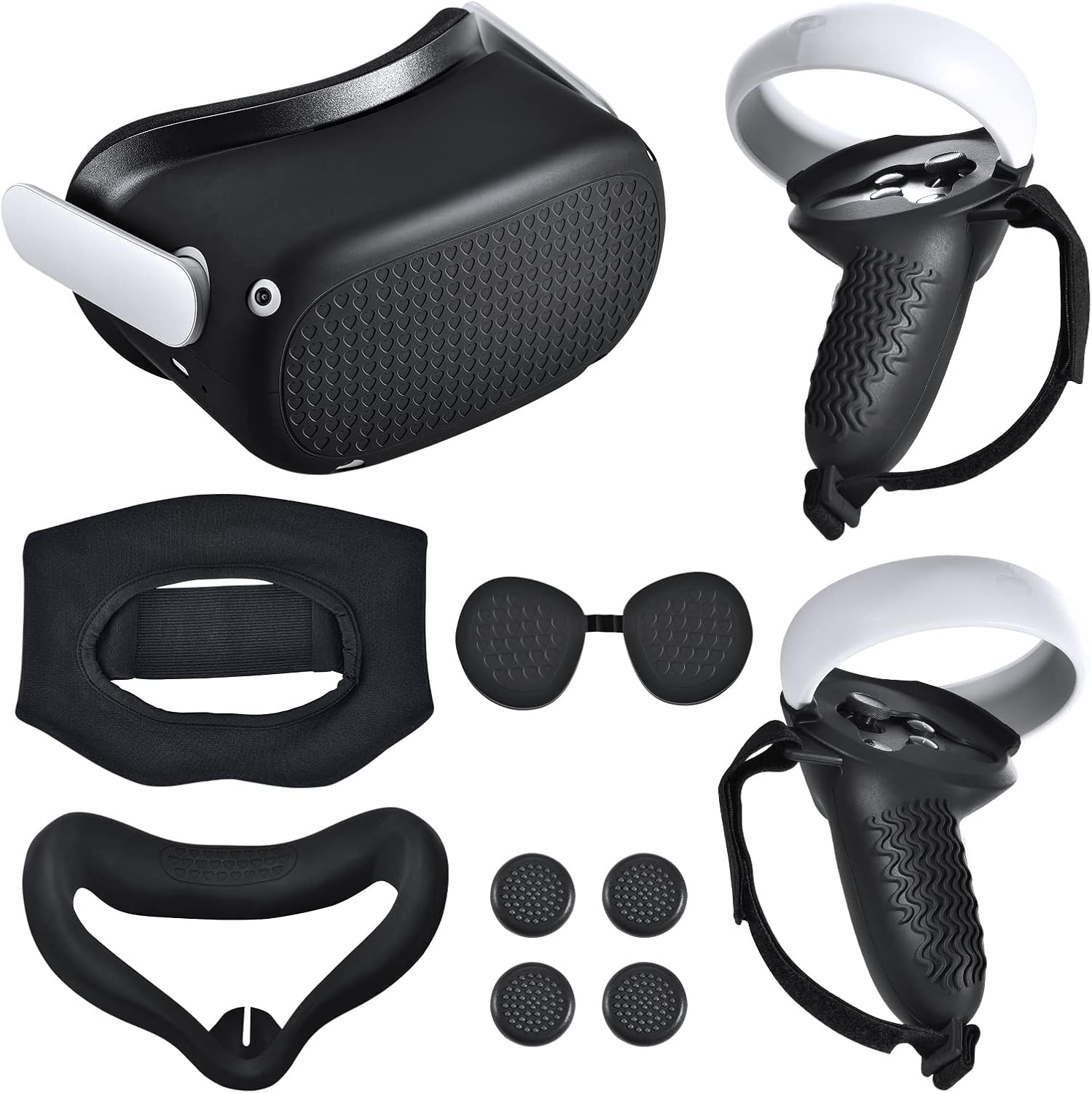 Amazon.com: VR Silicone Cover Accessories for Quest 2, Silicone Face ...