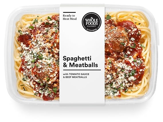 Amazon.com: Whole Foods Market Kitchens, Spaghetti & Beef Meatballs ...