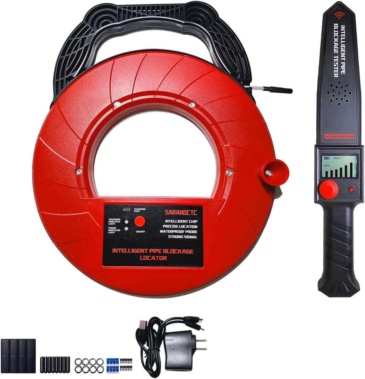 Pipe Locators, Water Pipe Blockage Detector for PVC/Plastic/Metal ...