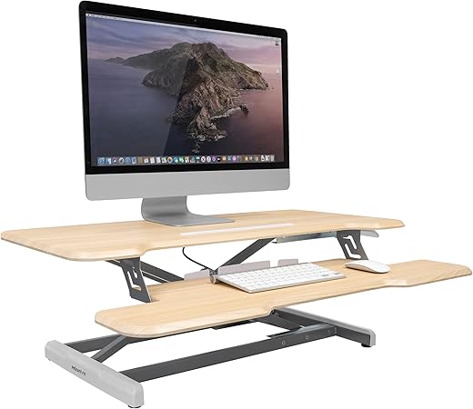 Amazon.com: Mount-It! Height Adjustable Stand Up Desk Converter, 38 ...